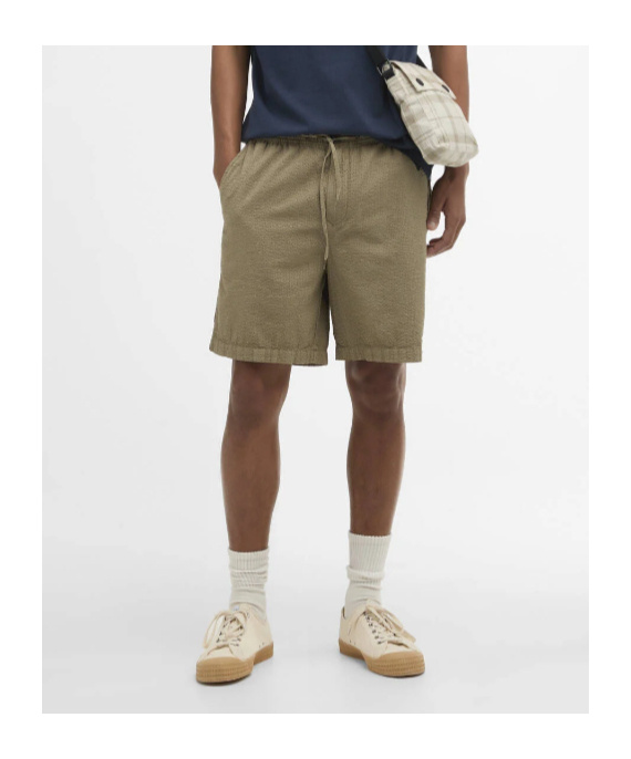 BARBOUR Barbour Seersucker Drawstring Shorts